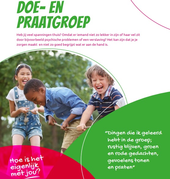 Folder Doe praatgroep: Voor kinderen 8-12 jaar | Jellinek